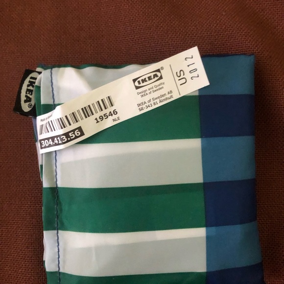 IKEA | Bags | Ikea Skfnke Foldable Pocket Reusable Shopping Tote Bag ...